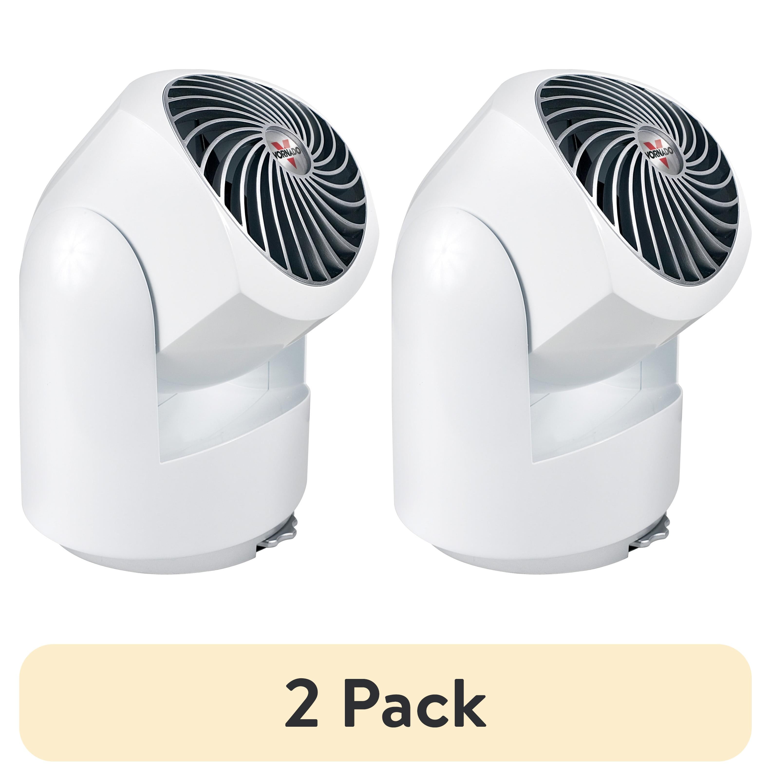 (2 pack) Vornado Flippi V10 Personal Oscillating Fan, 9.75", Ice White ...
