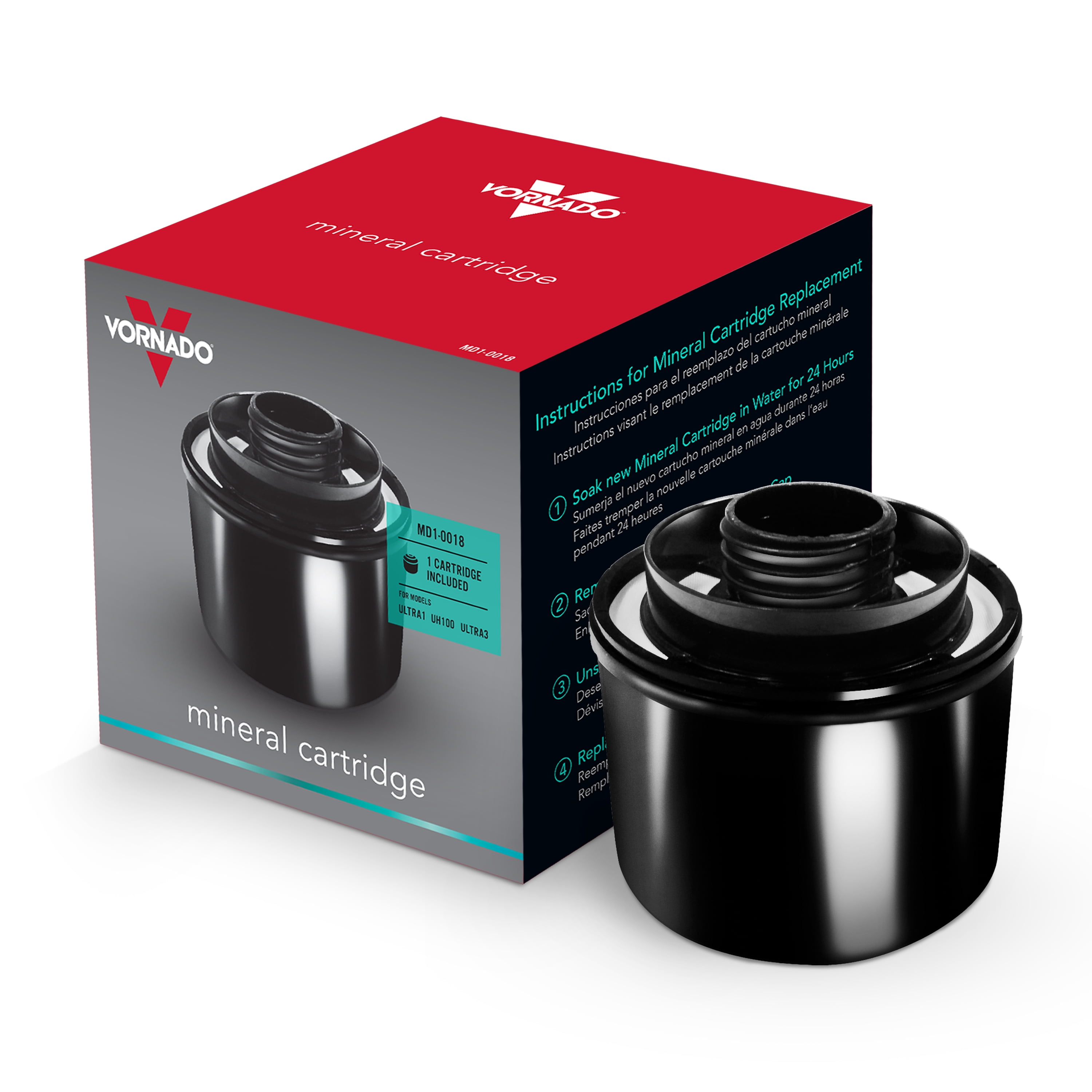 Vornado MD1-0018 Replacement Ultrasonic Humidifier Mineral Cartridge, 1 ...
