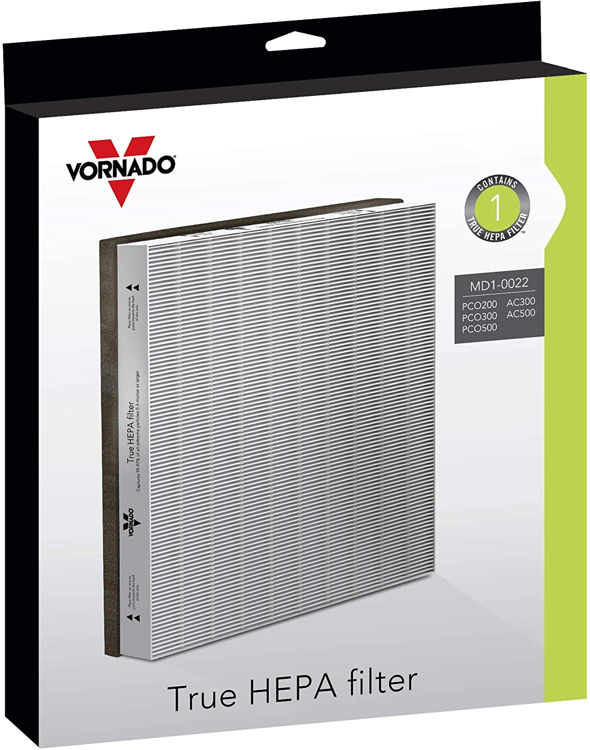 Vornado Air Purifier True HEPA Replacement Filter, Black - Walmart.com