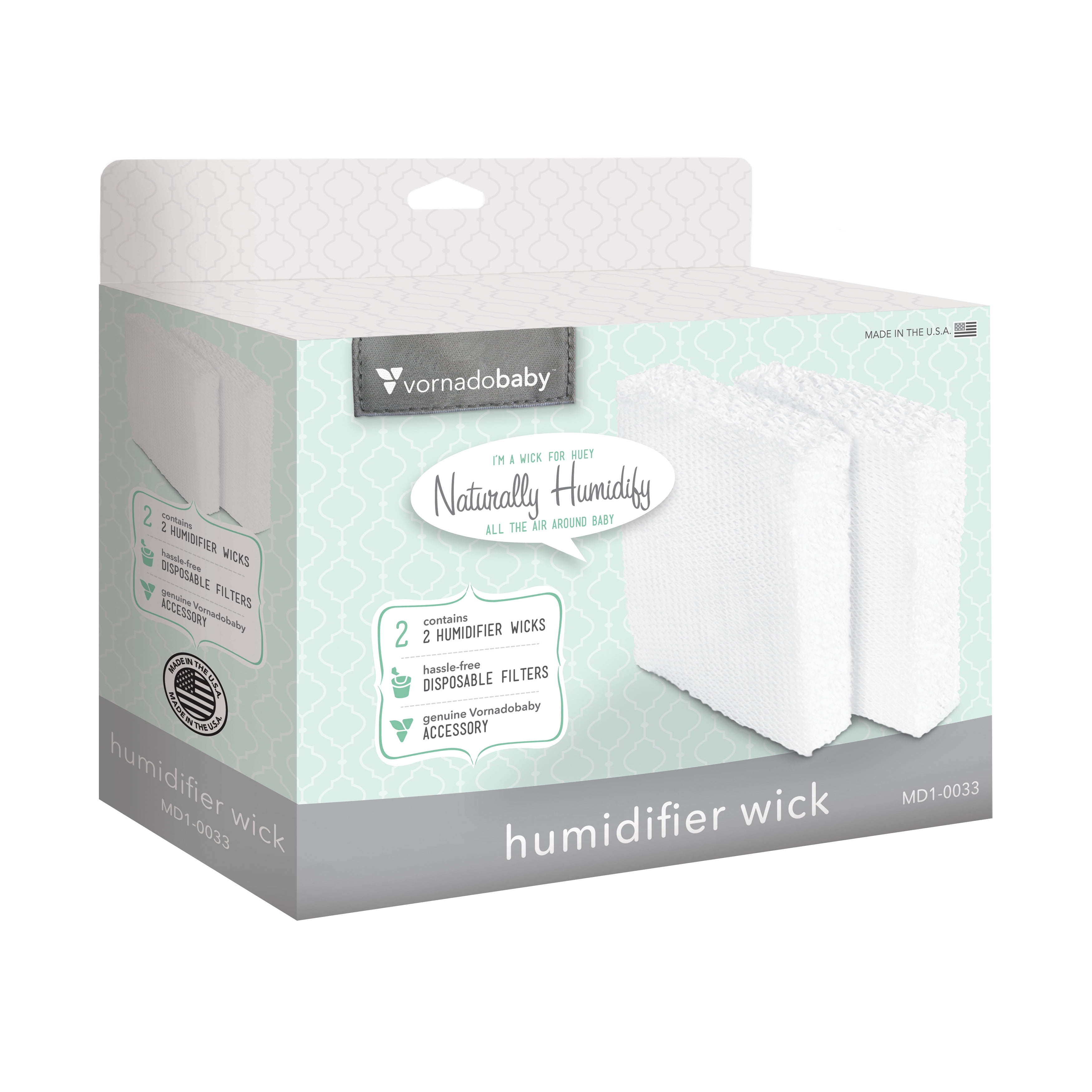Vornado Air Filters HU1-0007-11 Humidifier Wick Filters Vornado White ...