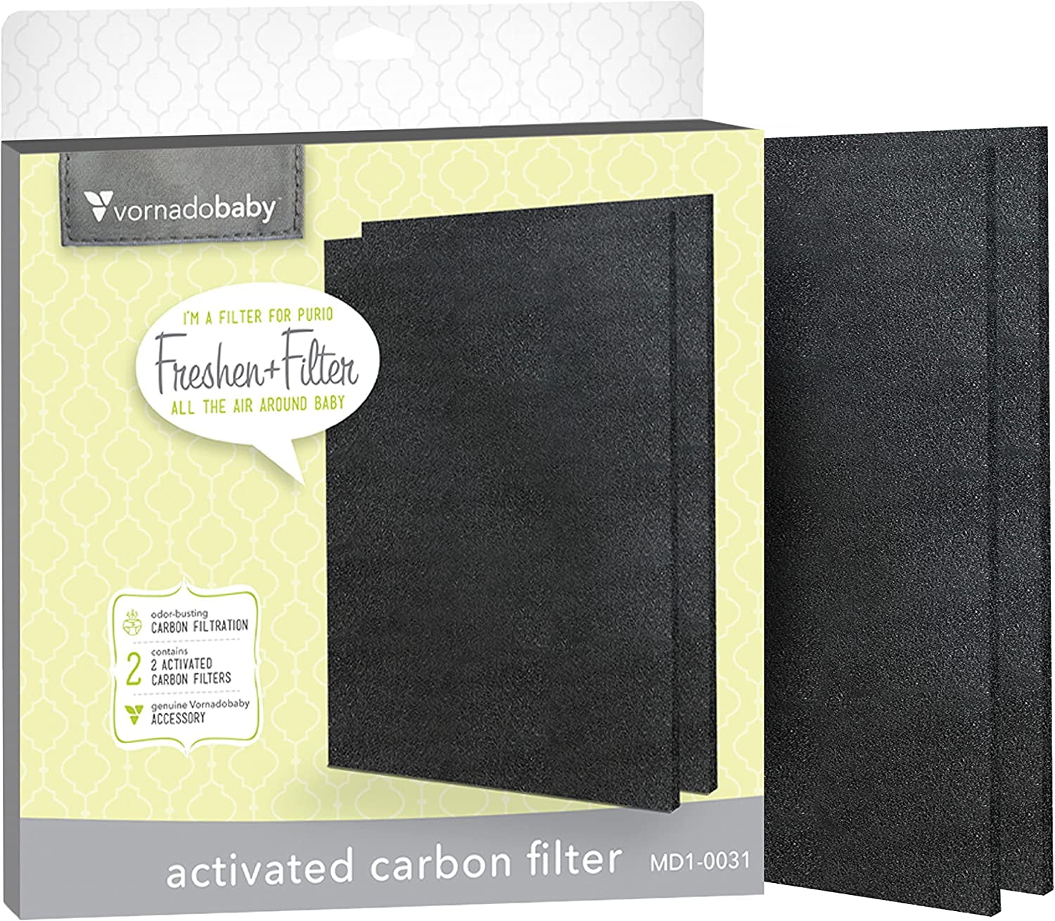 Vornadobaby MD1 0031 Activated Carbon Filter for Purio Walmart