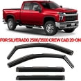 Voron Glass In-Channel Extra Durable Rain Guards for Chevrolet (Chevy ...