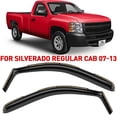 Voron Glass in-Channel Extra Durable Rain Guards for Trucks Chevrolet ...