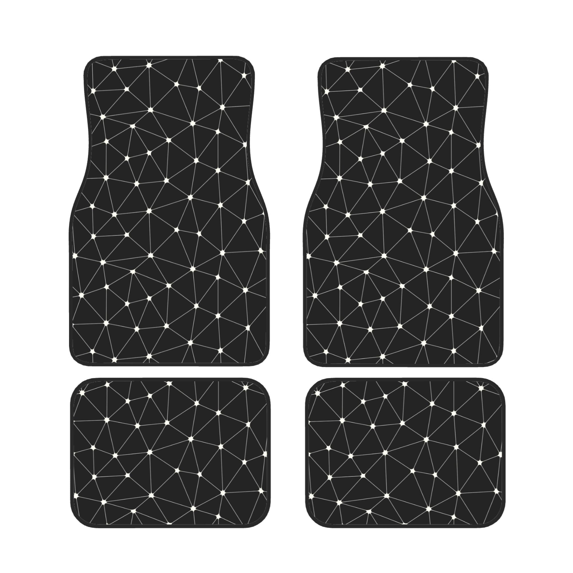 Voronoi Mesh Background Universal Fit Carpet Floor Mats For Car Suv Van ...