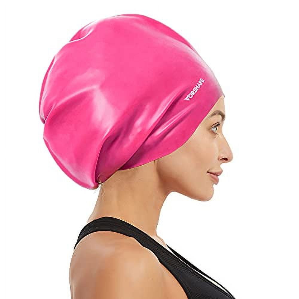 Vorshape Extra Large Swim Cap for Braids and Dreadlocks - Swimming Cap for Women Long Hair Adult ...