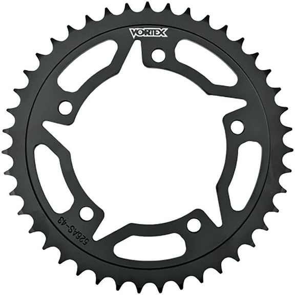 Vortex 527S-43 530 Steel Rear Sprocket - Black - 43 Tooth - Walmart.com