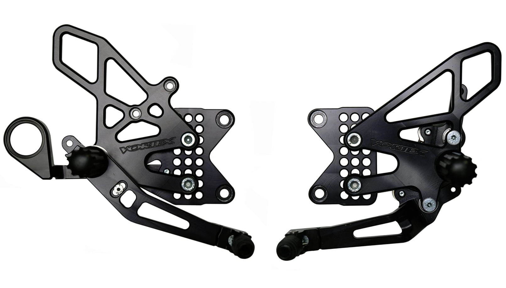 Vortex Black 2.0 Motorcycle Rearsets 2.0 for '99-14 BMW S1000RR (RS188K ...