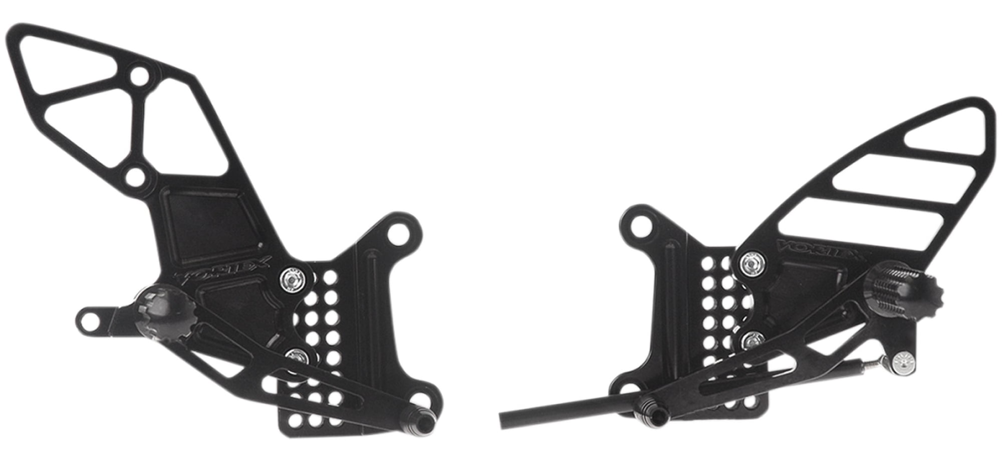 Vortex Black Aluminum Motorcycle Rearsets (RS406K) - Walmart.com