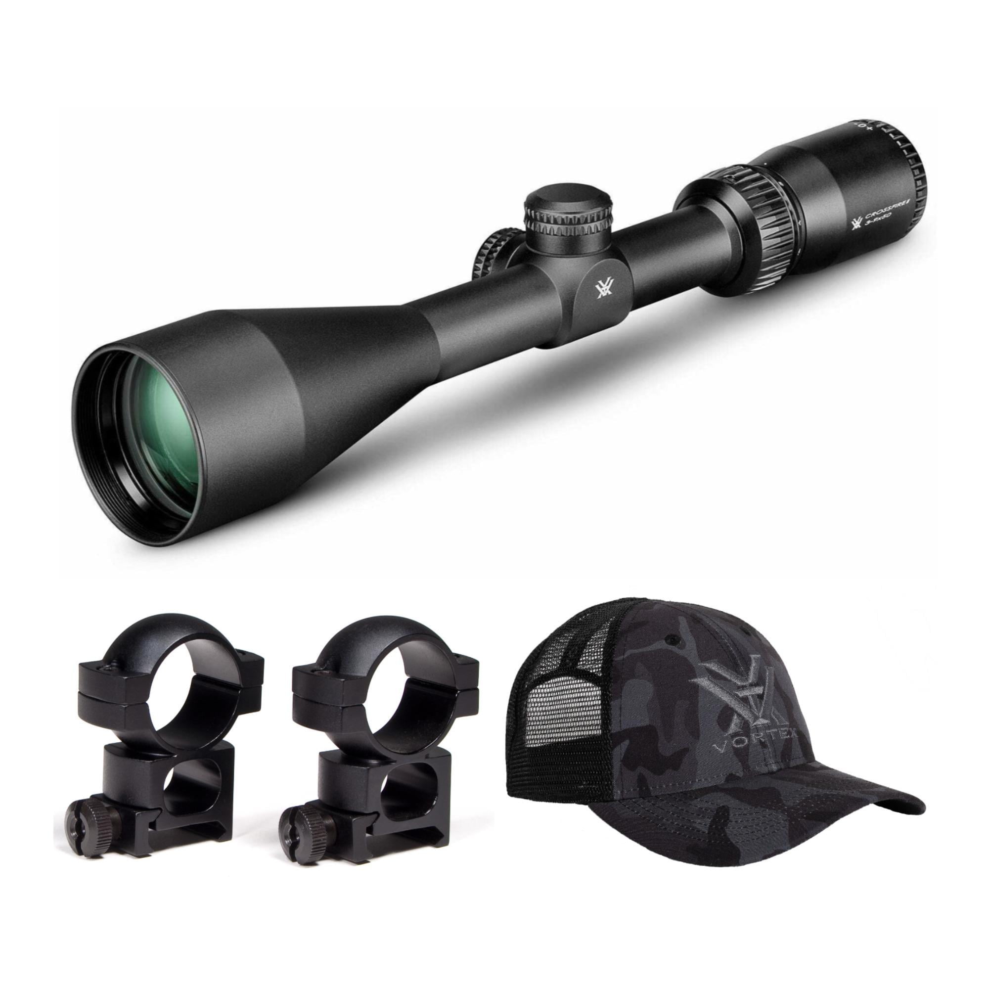 Vortex Optics Crossfire II 3-9x50 BDC Riflescope with 1-Inch Rings and ...