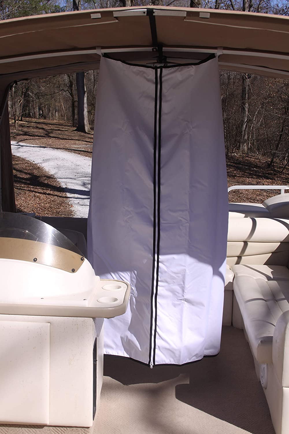 Vortex Direct Privacy Room/Changing Room for Boat/Pontoon Boat Bimini ...