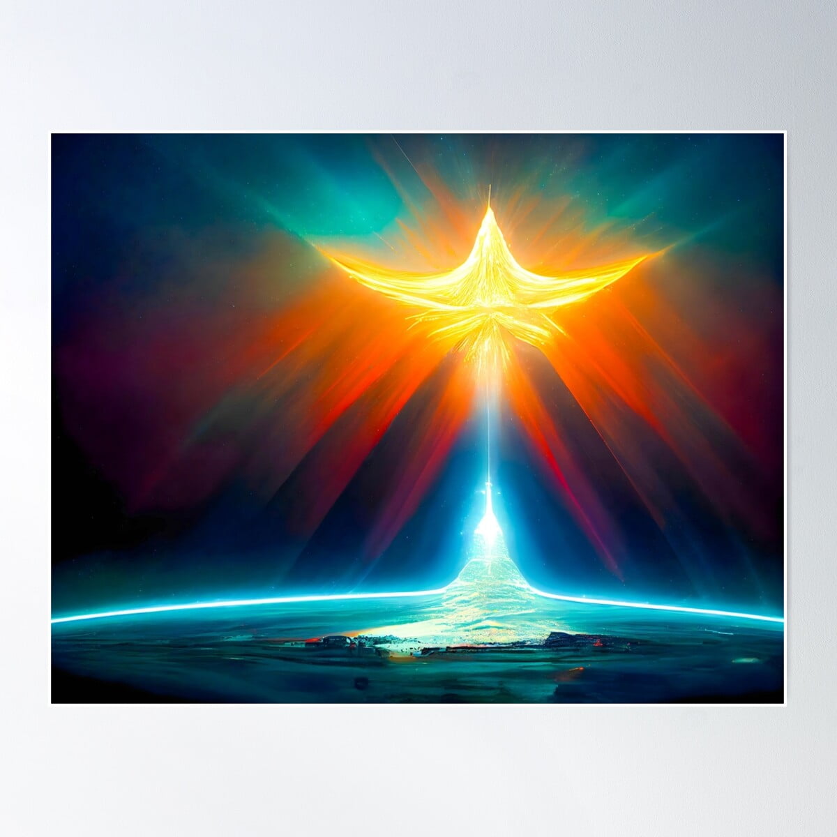 Vortex Of Light Upon The Earth - Spiritual Art Spiritual Artwork ...