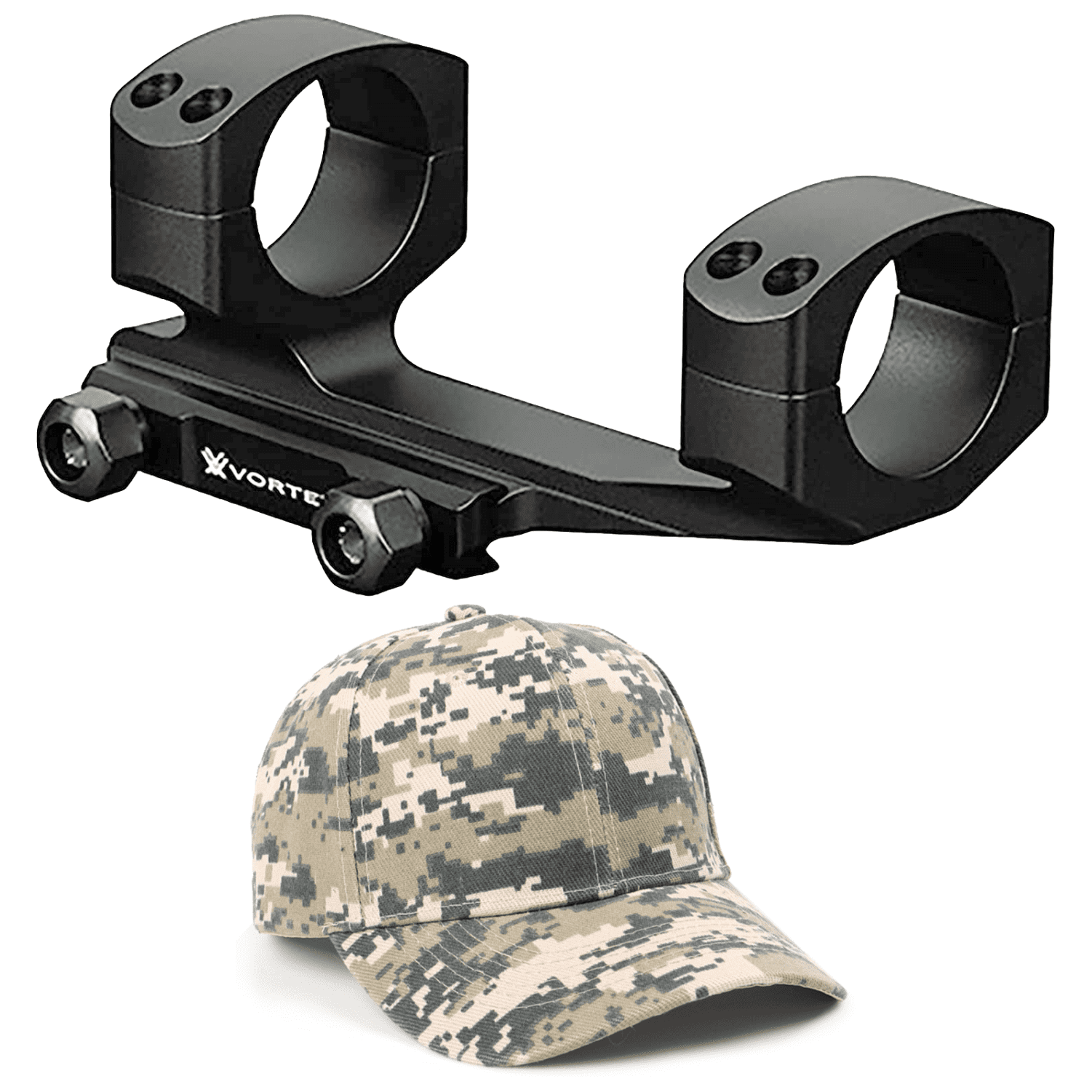 Vortex Optics Pro Extended 34mm Cantilever Mount with Free Camo Digital ...