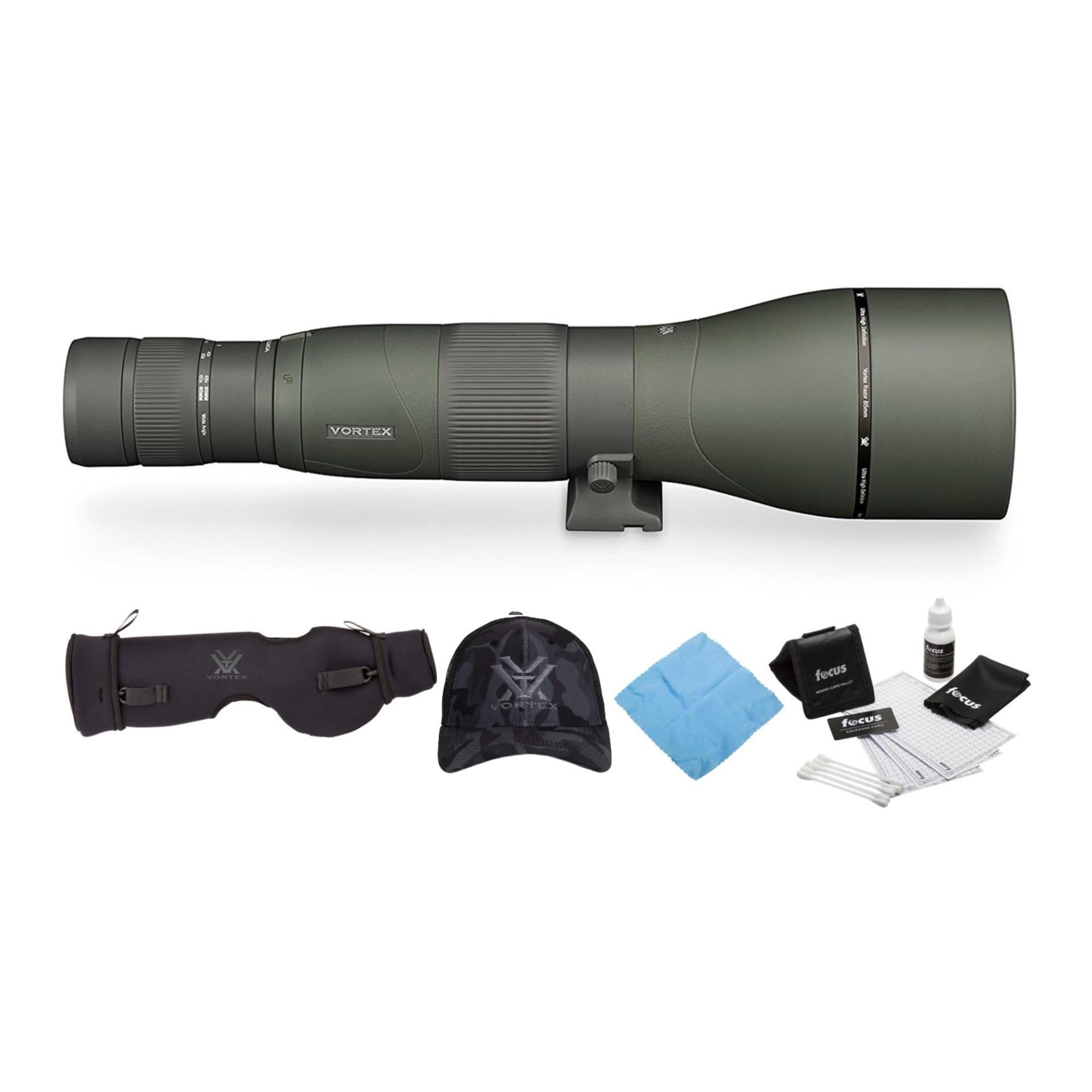 Vortex Optics Razor HD 27-60x85mm Spotting Scope (Straight Viewing ...
