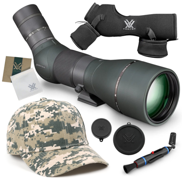 Vortex Razor HD 27-60x85 Spotting Scope with Tripod Bundle - Angled ...