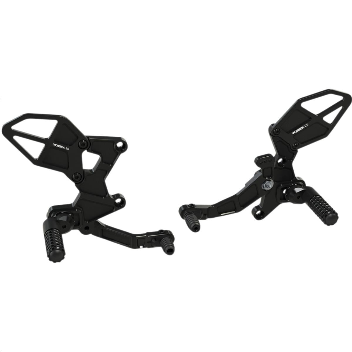 Vortex RS433K Adjustable Rear Set Version 2 - Black - Walmart.com