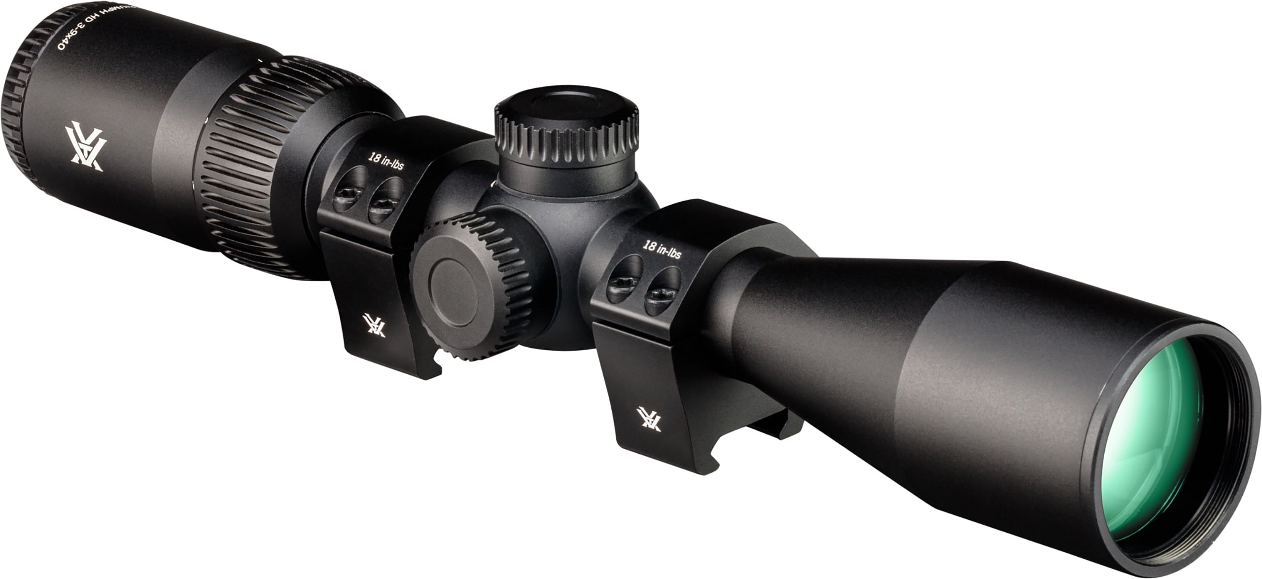 Vortex Triumph HD 3-9x40 Second Focal Plane, 1-inch Tube Riflescope Kit ...