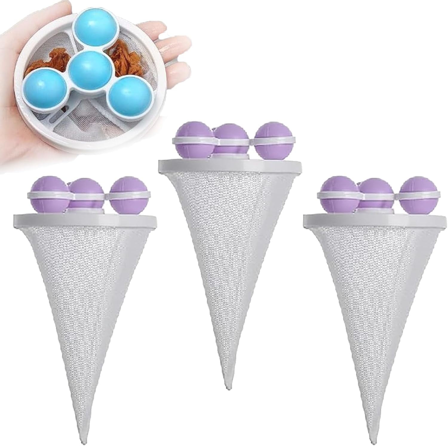 Vortexes Float Hair and Lint Catcher, Floating Hair Filtering Mesh ...