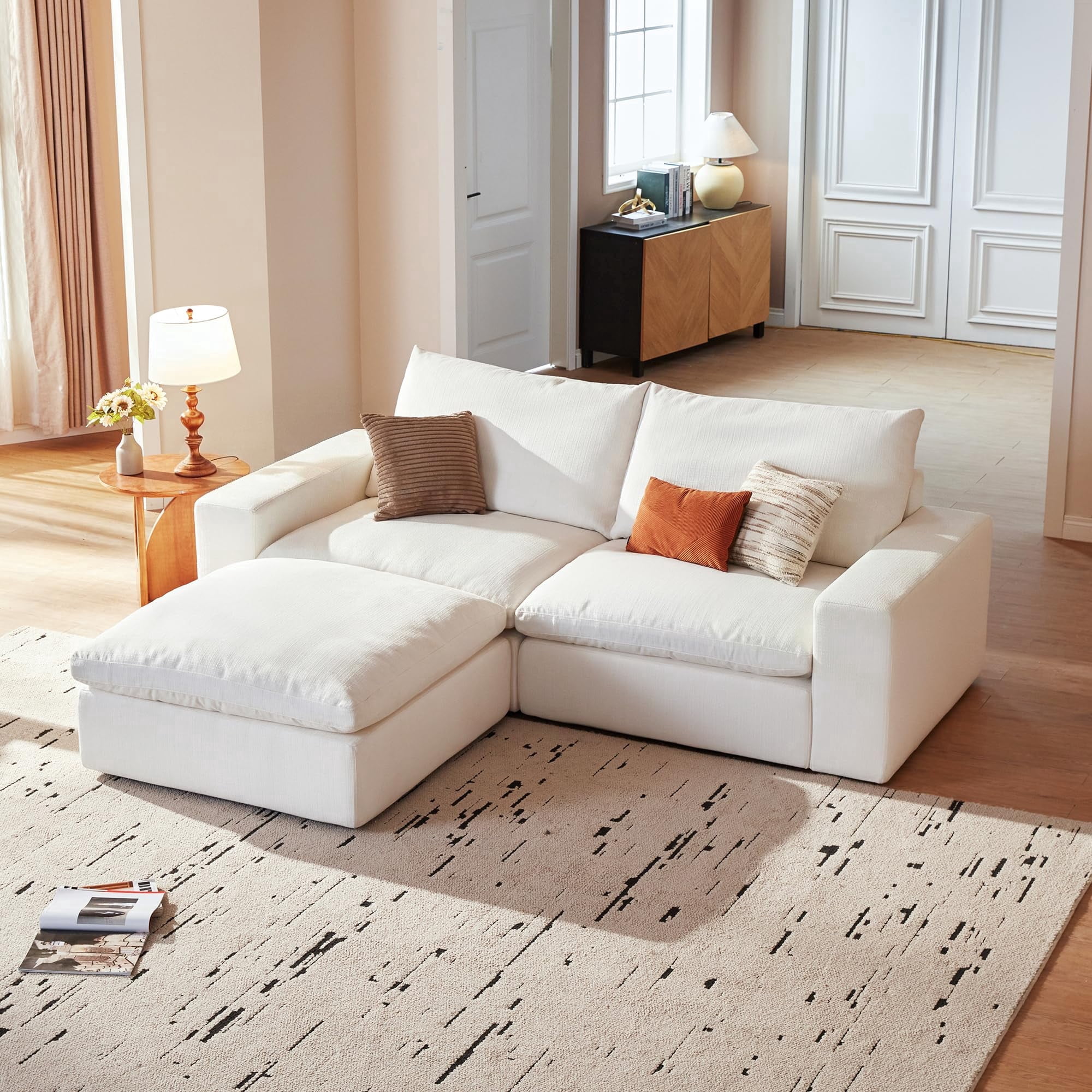Vorthio 78.7" Cloud Couch Oversized Modular Sectional Sofa, Loveseat ...