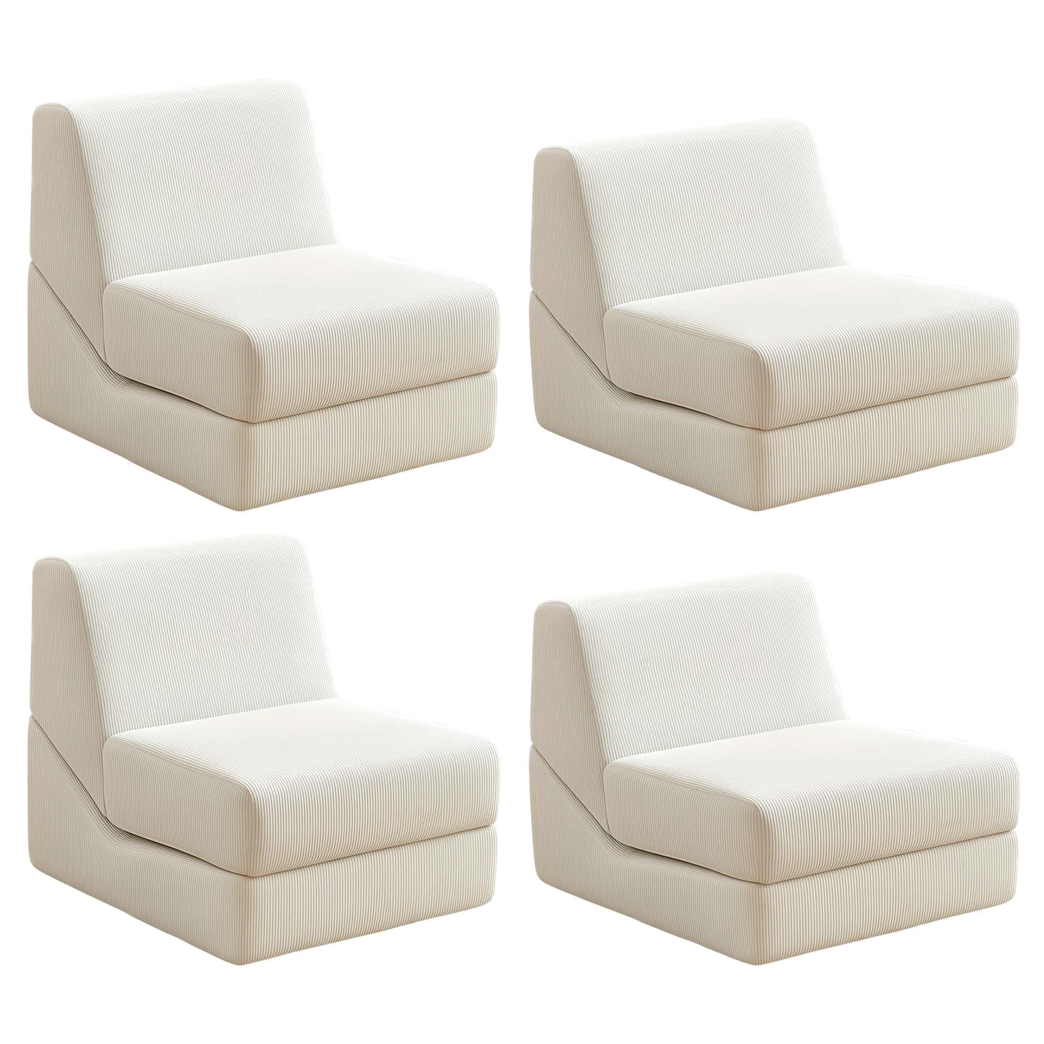 Vorthio Folding Sofa Bed, 3 in 1 Convertible Sleeper Chair, Floor Couch ...