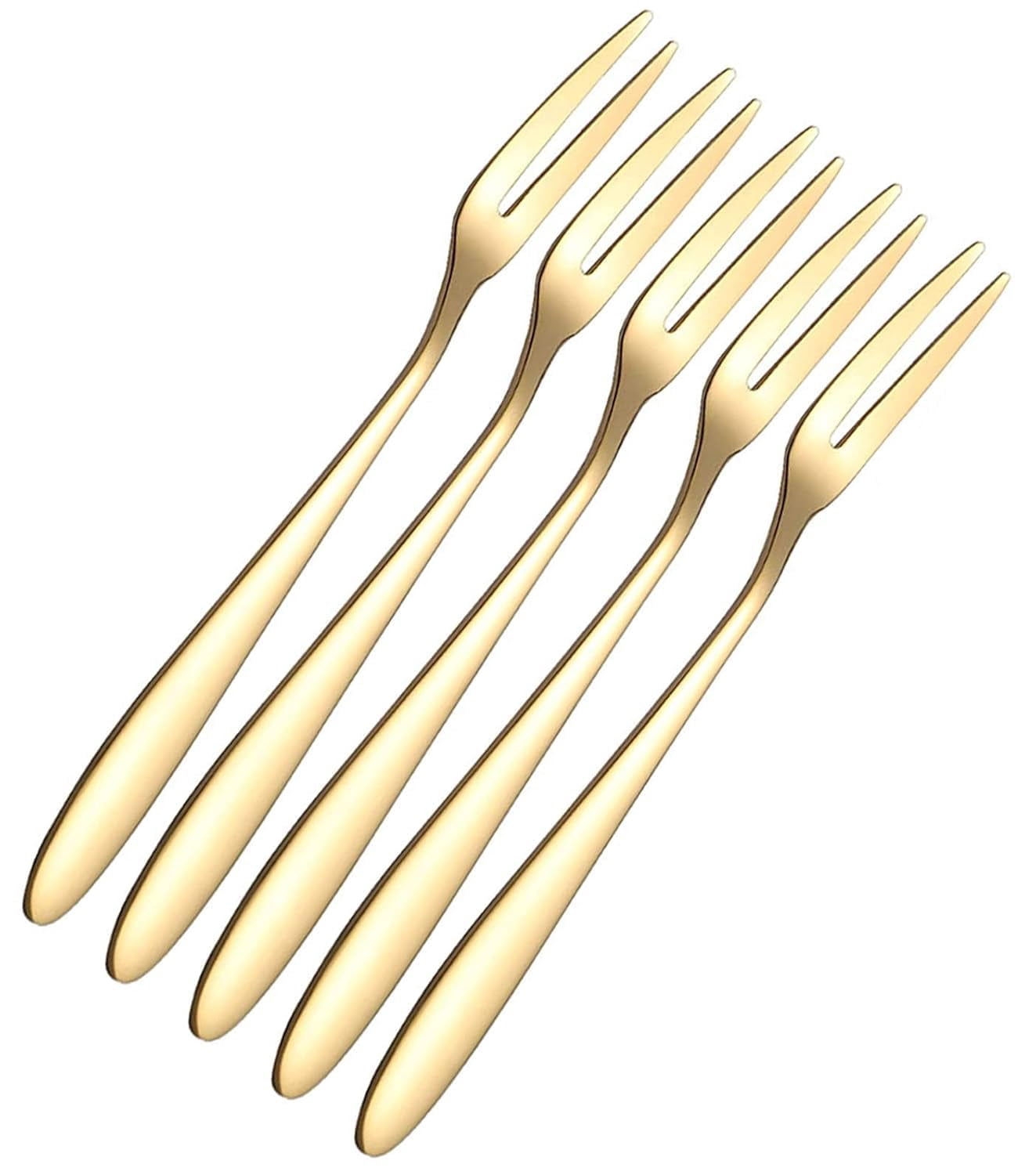 Vortipu Crab Stainless Steel ForksEscargot Forks 2 Prong Tasting ...