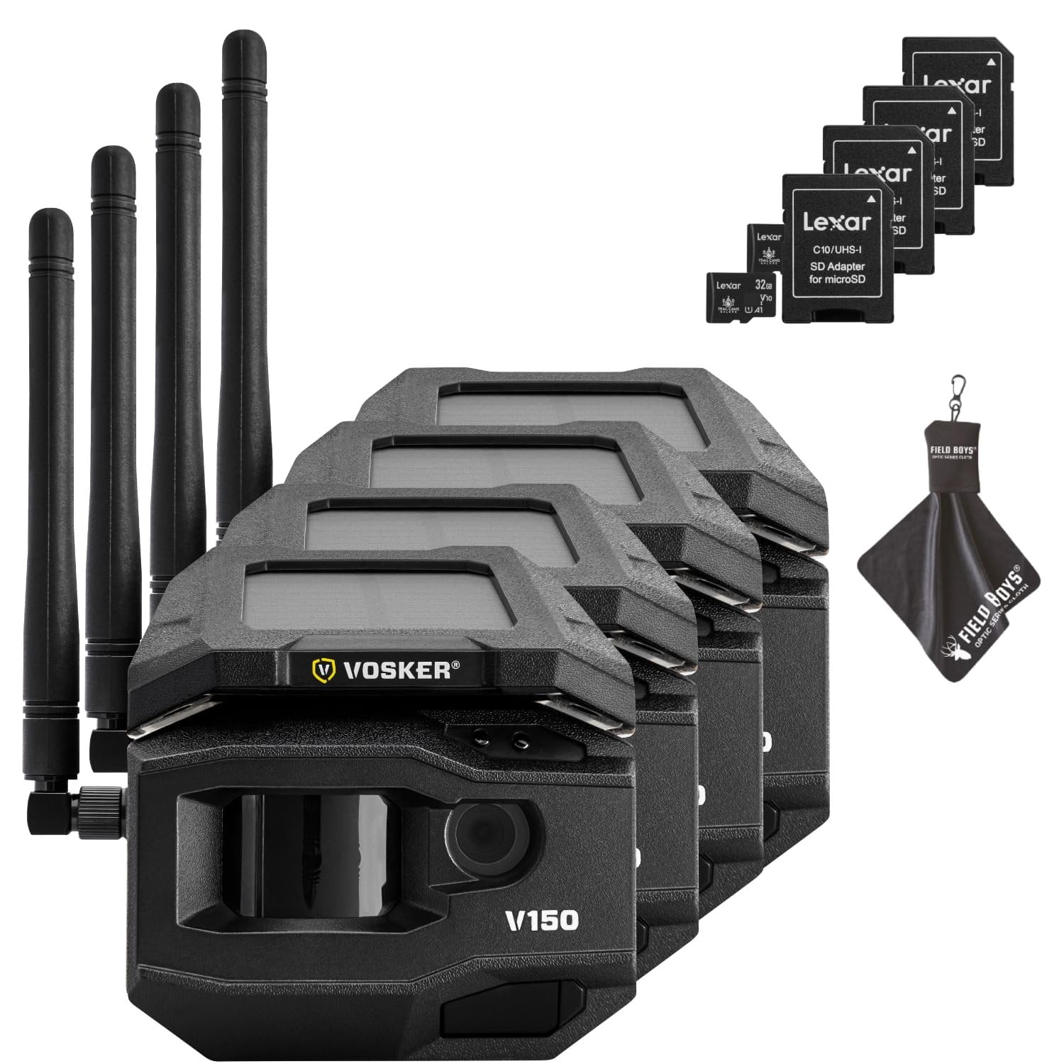 Vosker V150 Solar-Powered LTE Cellular Home Security Outdoor Camera ...