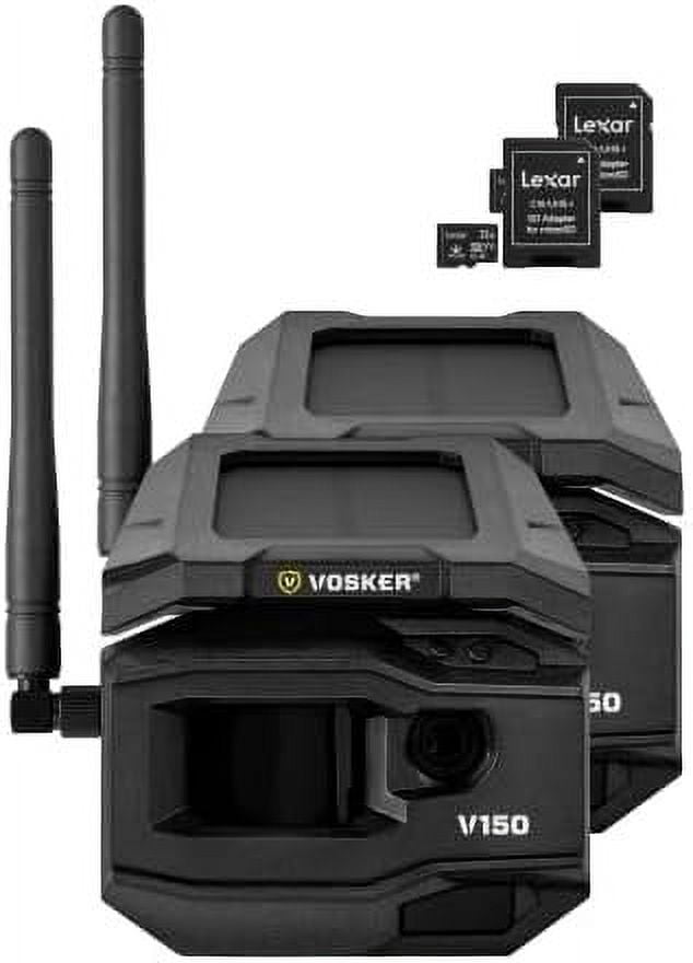 Vosker V150 Solar-Powered LTE Cellular Home Security Outdoor Camera ...