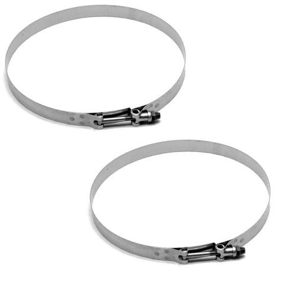 Voss T40H-75-875-ZA 8 1/2 - 8 3/4 Inch T Bolt Boat Hose Band Loops ...