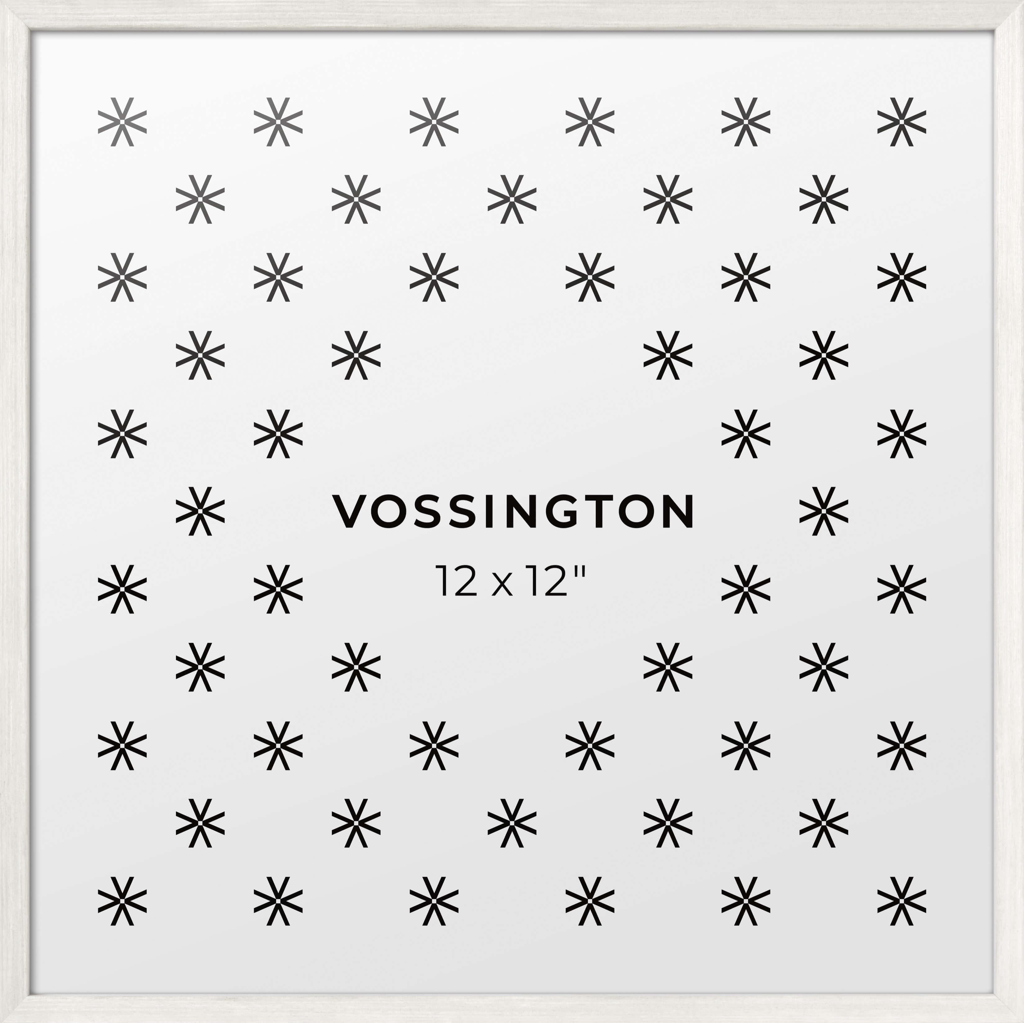 Vossington 12x12 Frame - White Picture Frame - Thin Wood Frame - 12 x ...