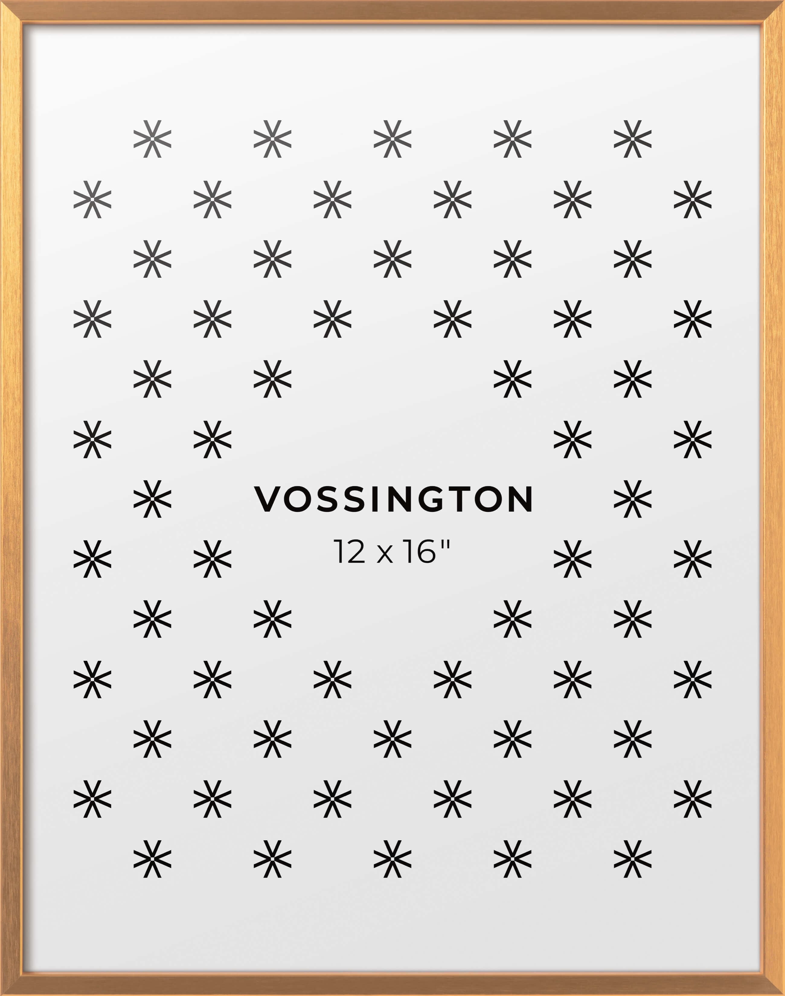 Vossington 12x16 Frame - Old Gold Picture Frame - Thin Metal Frame - 12 ...