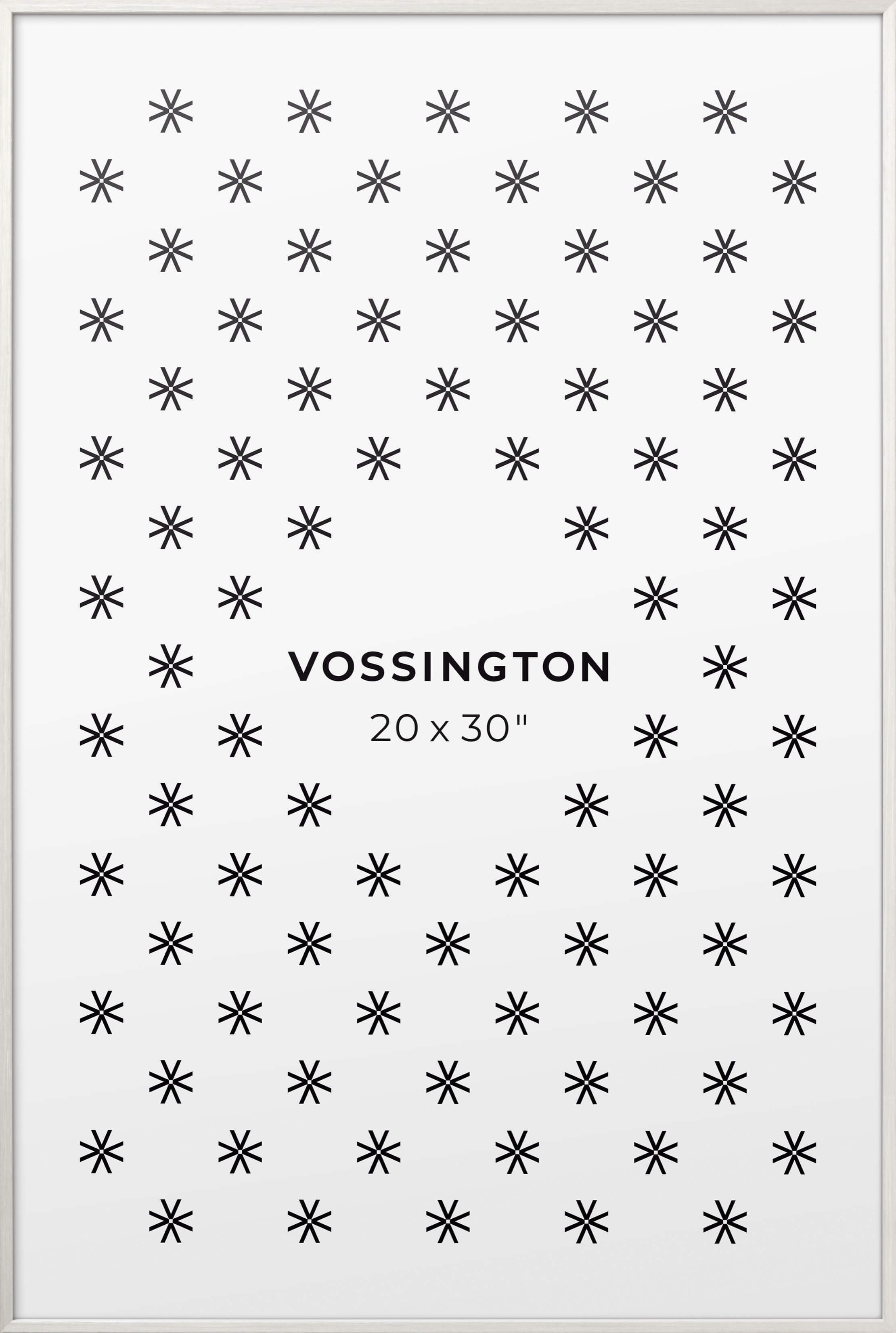 Vossington 20x30 Frame - White Picture Frame - Thin Wood Frame - 20 x ...