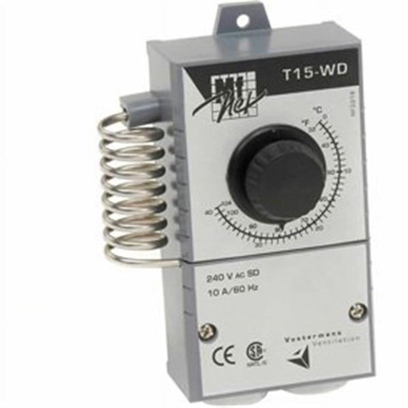 Vostermans Mechanical Thermostat for Fan or Heater Single Pole ...