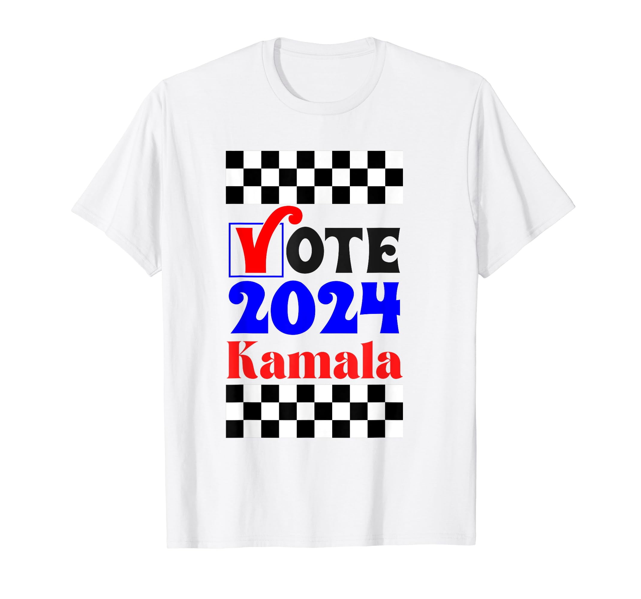 Vote 2024 Kamala Harris Vintage Democrat Groovy Election T-Shirt ...