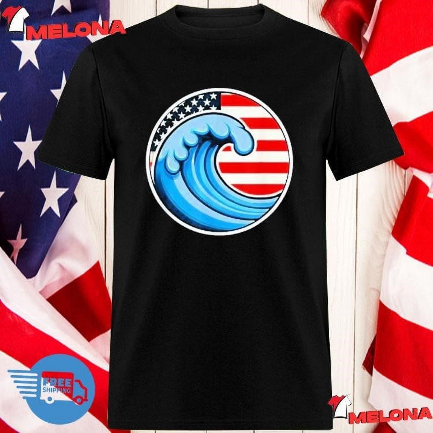 Vote Blue Democrat Election 2024 Blue Wave Democracy T-shirt - Walmart.com