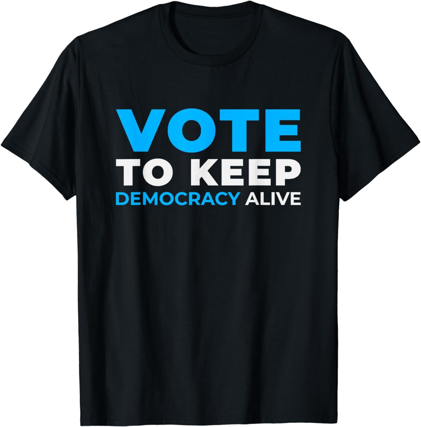Vote Blue | Save America Vote Democrat Democracy | Blue Wave T-Shirt ...