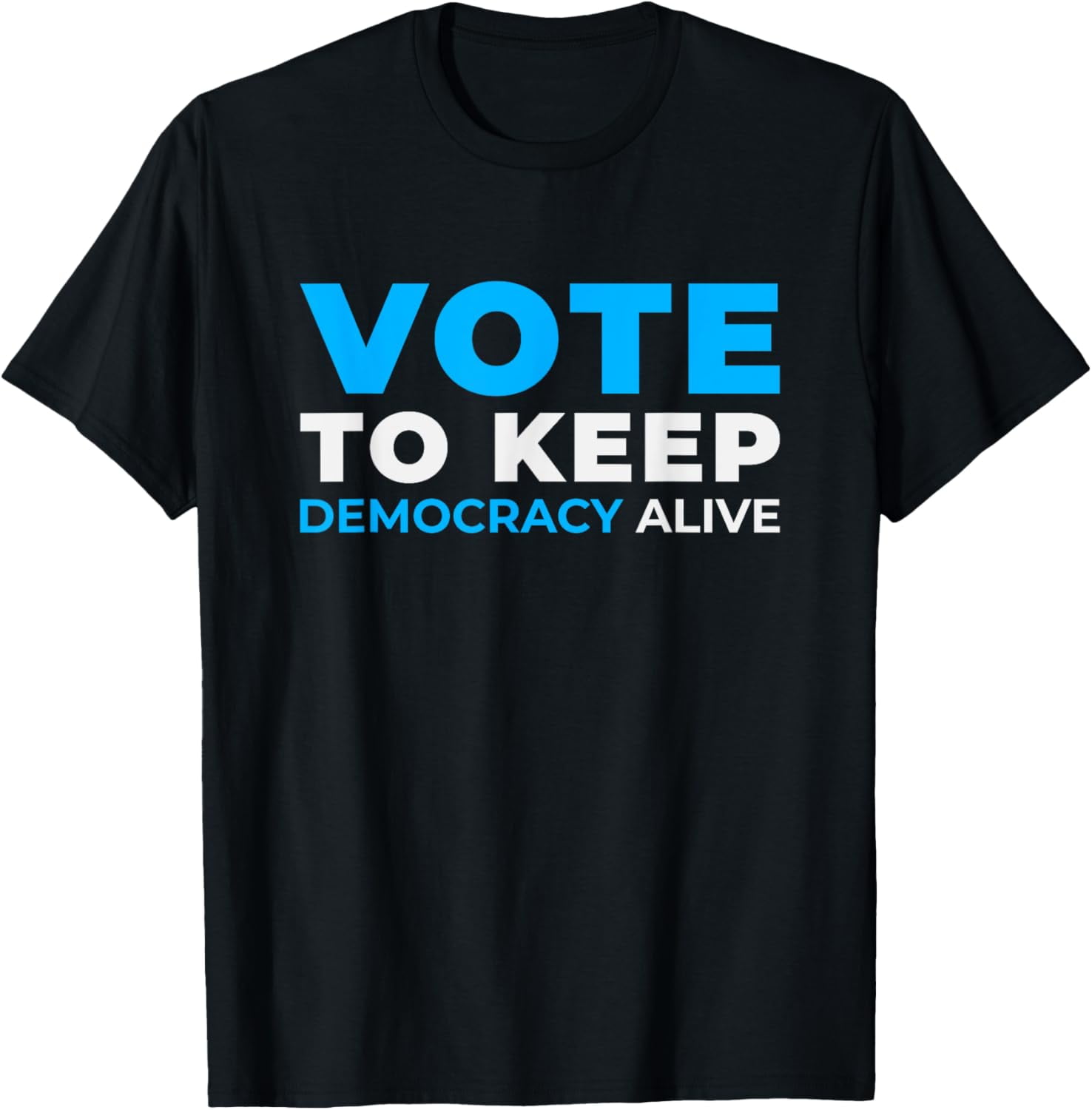 Vote Blue | Save America Vote Democrat Democracy | Blue Wave T-Shirt ...