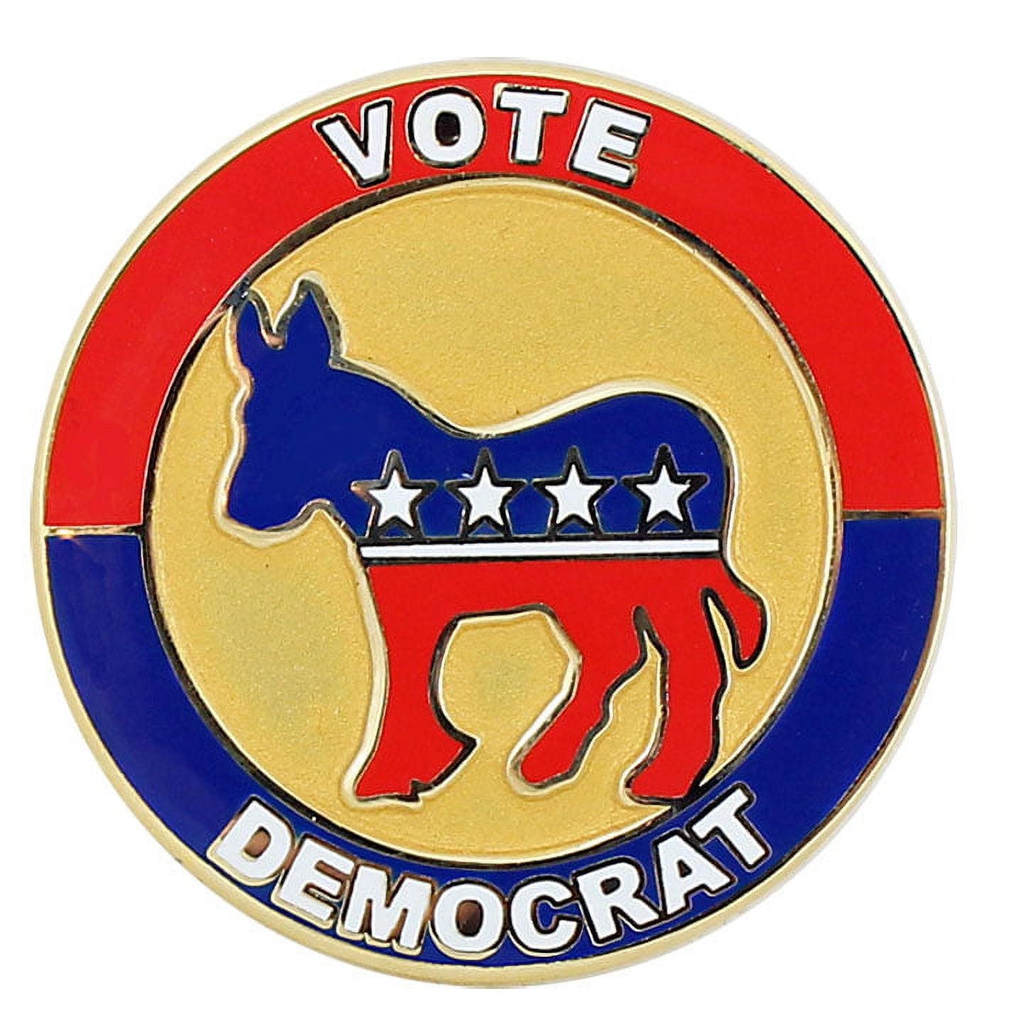 Vote Democrat Party Lapel Pin - Walmart.com