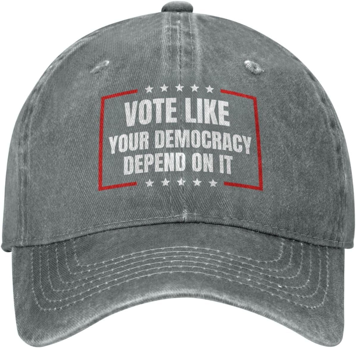 Vote Like Your Democracy Depend On It Kamala Harris 2024 Denim Vintage ...