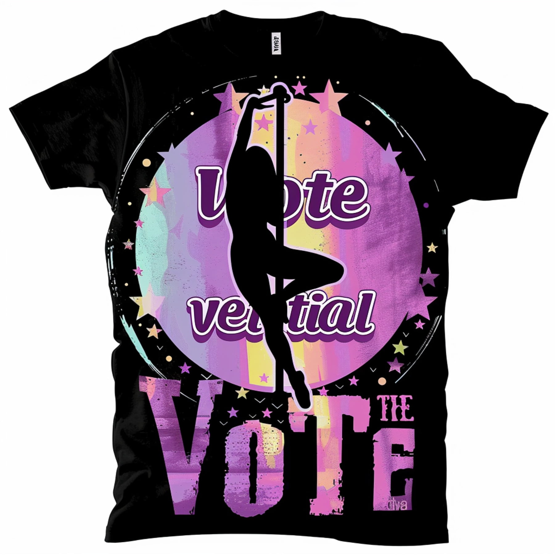 Vote : Pole Dancer on Starry Background Glamorous Tadao Ando Style ...