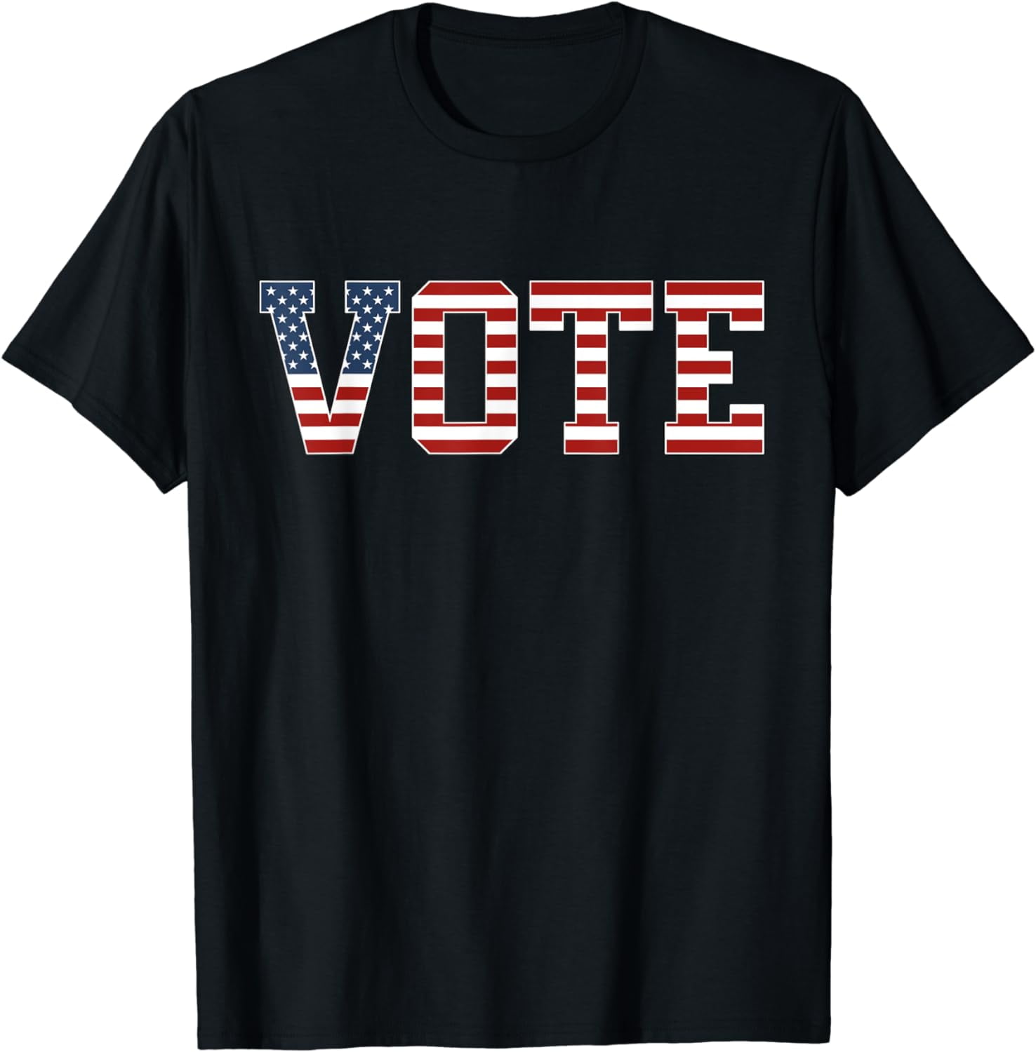 Vote Women Men Red White Blue American Flag 2024 Elections T-Shirt ...