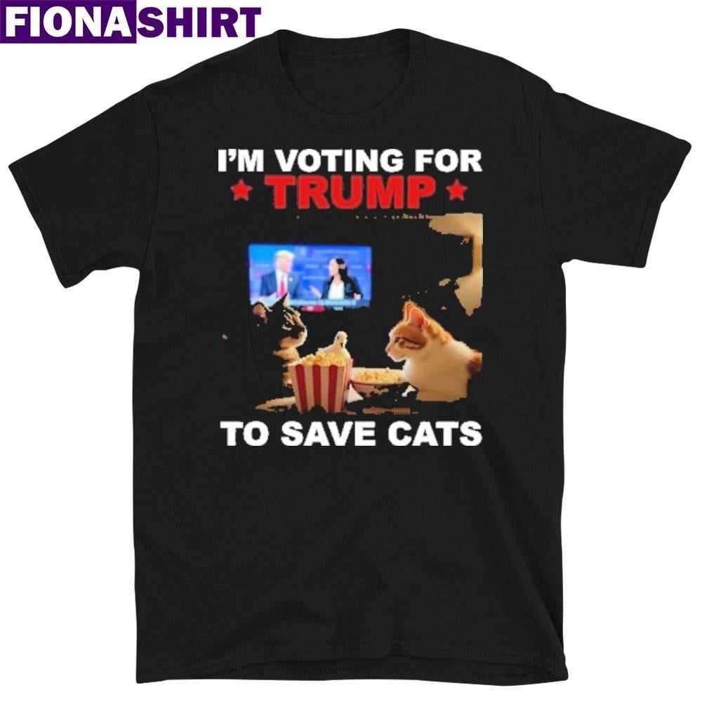 Vote Trump 2024 To Save Cats From Being Eaten Shirt
