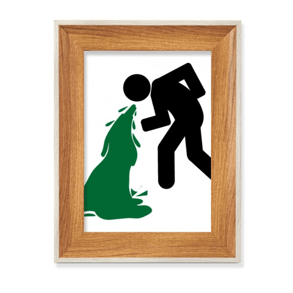 Voting Nausea Green Person Desktop Wooden Photo Frame Display Picture ...