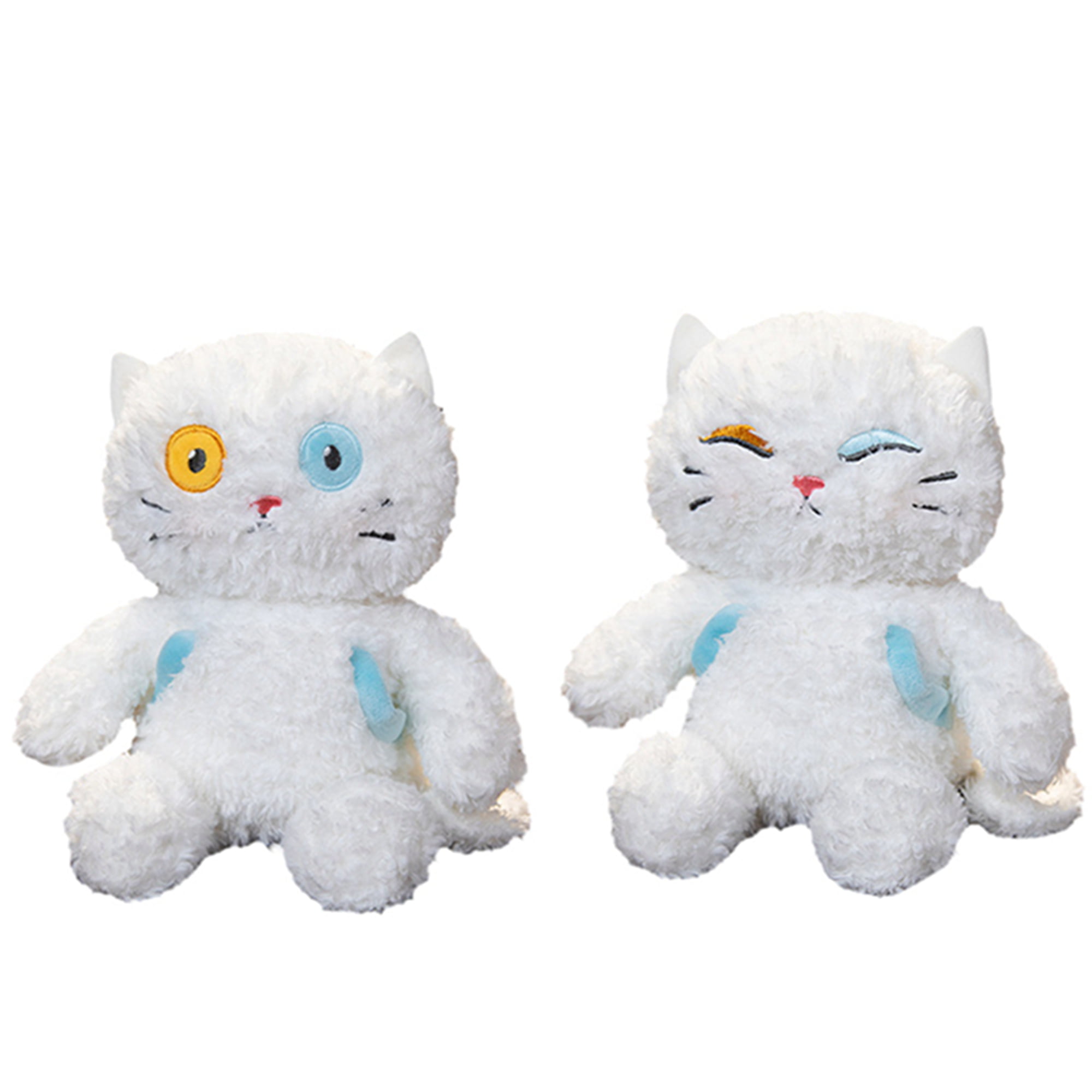 Votuleazi Adorable Plush Cat Toy with Soft Face and Changeable ...