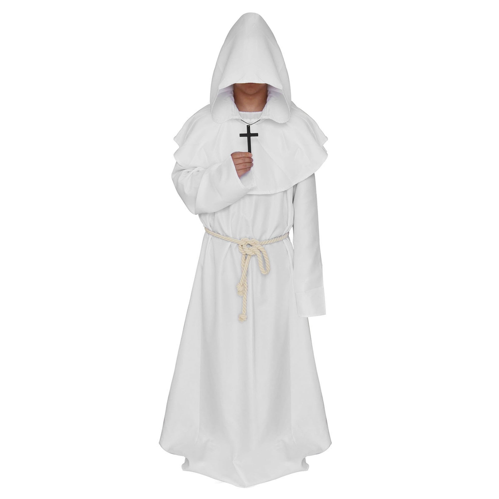 Votuleazi Medieval Inspired Hooded Monk Robes, Plague Doctor Costume ...