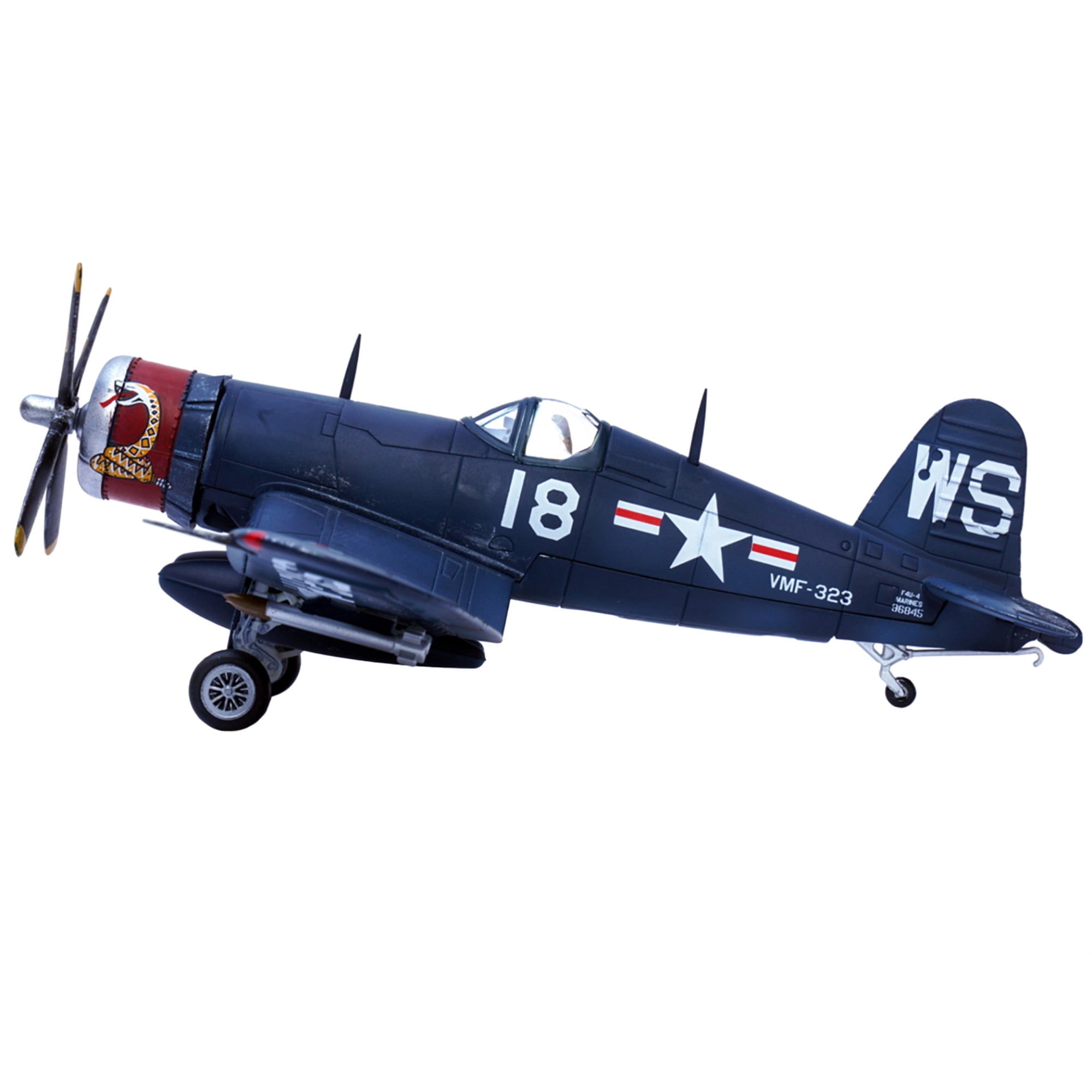 Vought F4U-4 Corsair Fighter Plane Marine Fighter Squadron 323 "Death ...