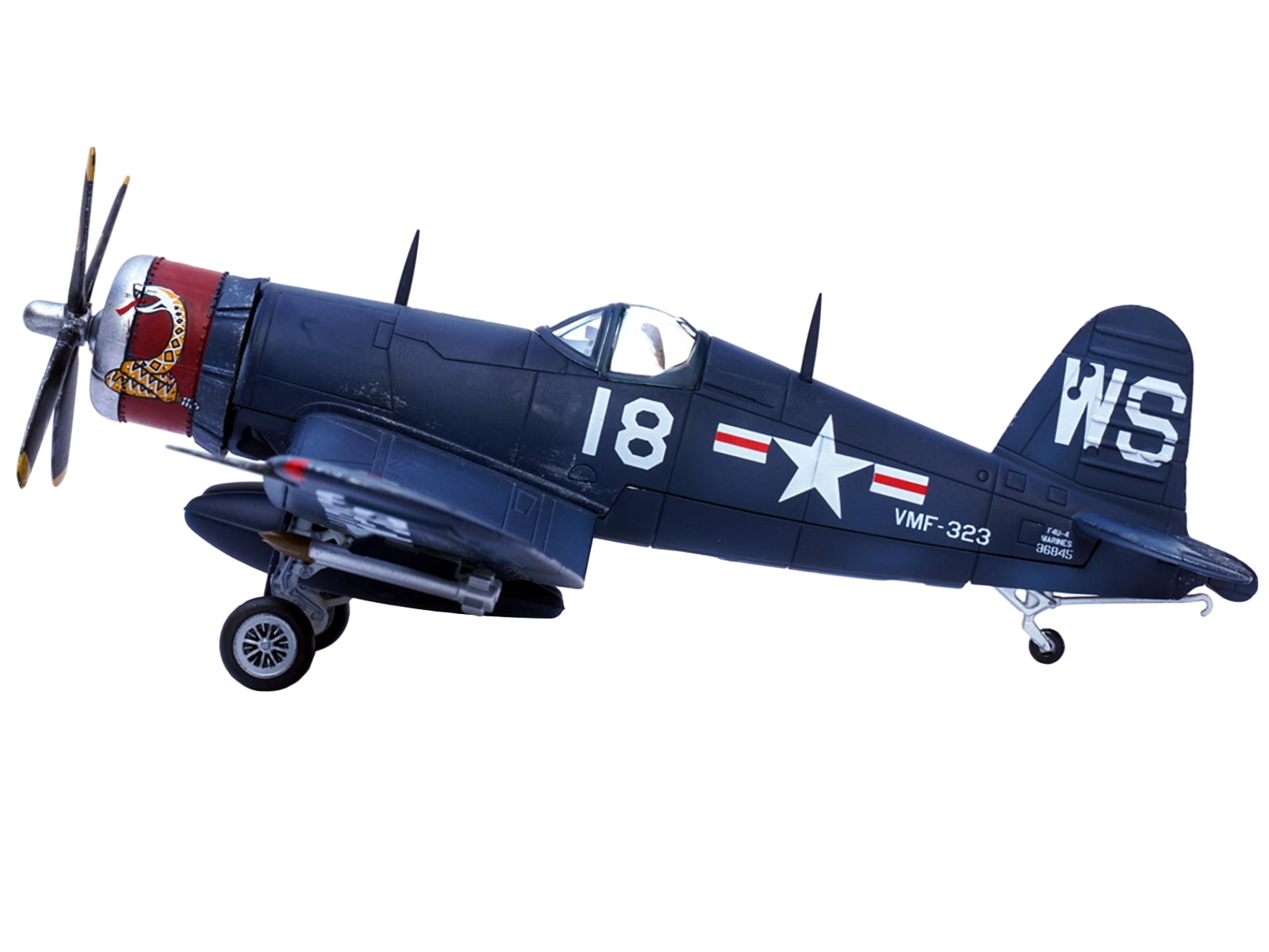 Vought F4U-4 Corsair Fighter Plane Marine Fighter Squadron 323 (VMF-323 ...