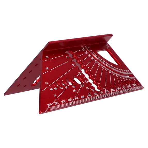 Vowen Woodworking Square Size Measure Ruler, Aluminum Alloy 3D Mitre 45 ...