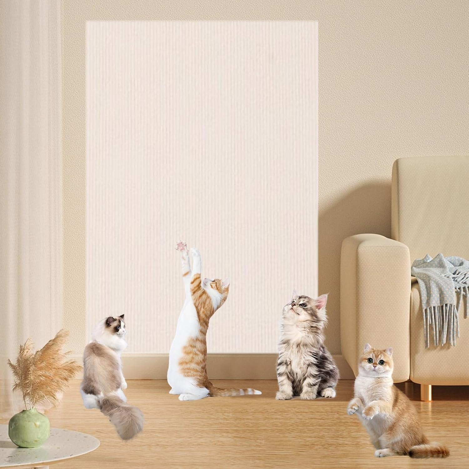 Vowtrlleoy Cat Scratching Cloth, Beyonddraw Cat Scratching Mat ...
