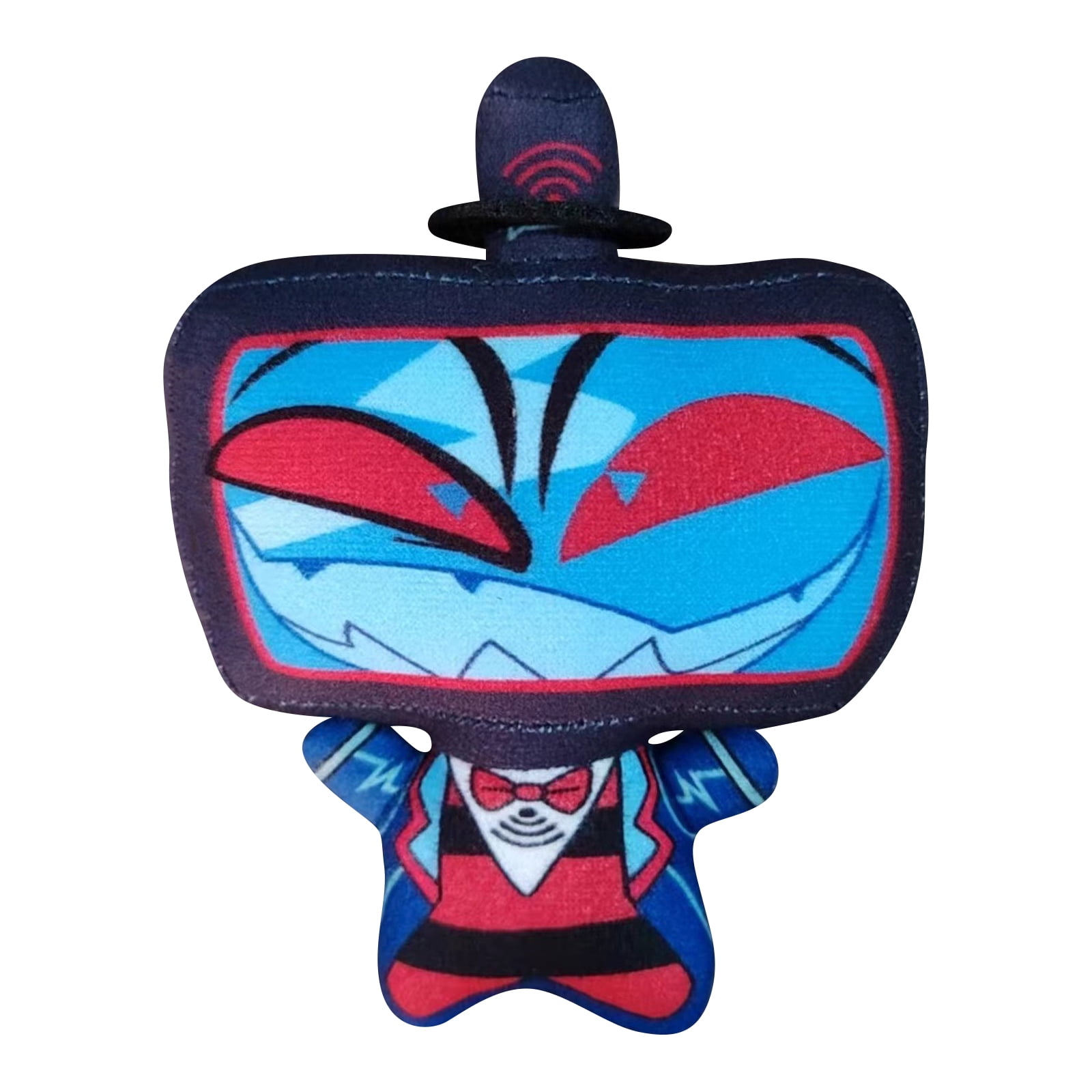 Vox TV-Head Plush Doll - Hazbin Hotel Character with Red Eye Screen ...
