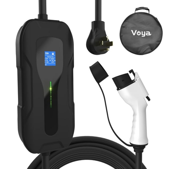 Voya EV Charger Extension Cable, Fast Charging for SAE J1772 Chargers ...