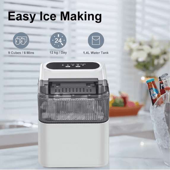 Voyacp Ice cube making machines,Countertop Ice Maker Machine with ...